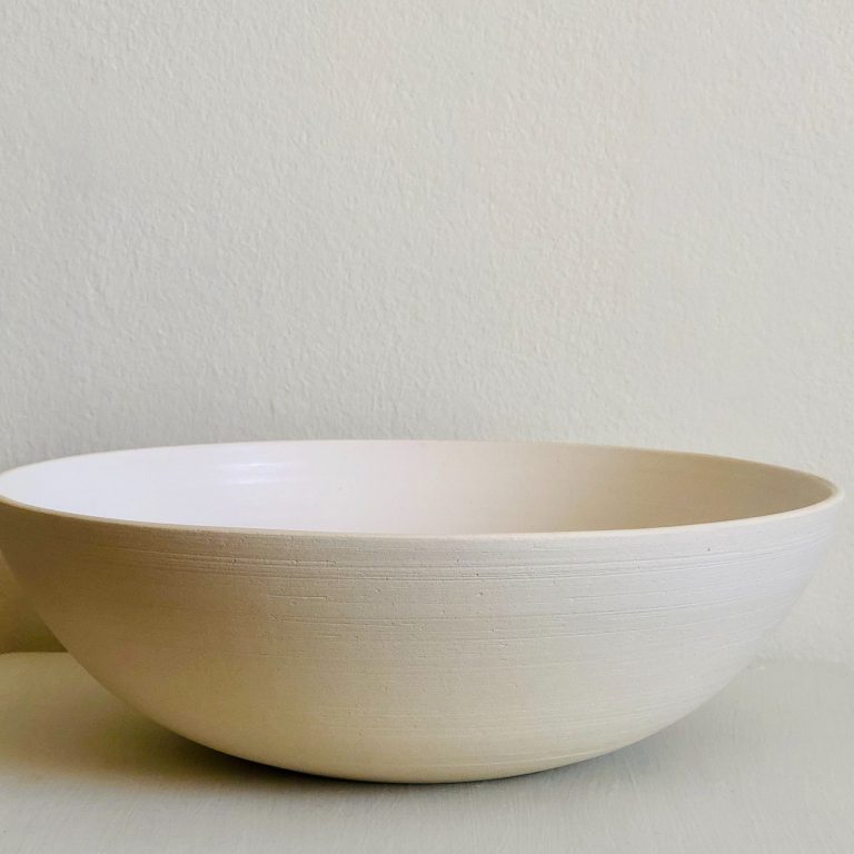 Eggshell Serving Bowl - The Barclay Studio